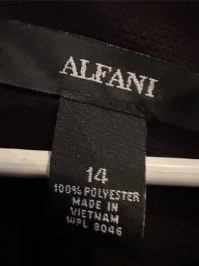 Alfani | Dresses | Alfani Classic Black Midi Shift Dress | Poshmark